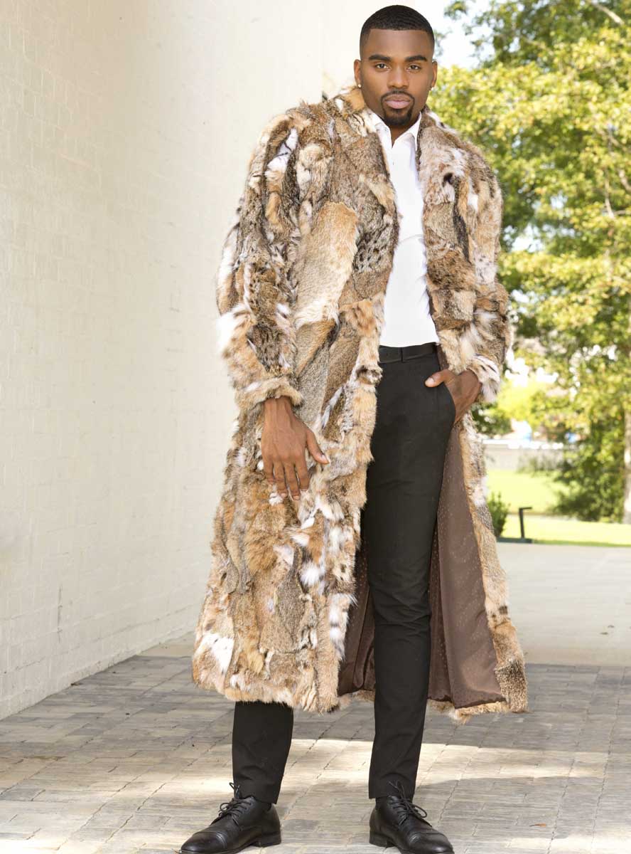 Men's Lynx Bobcat Fur Coat – Henig Furs