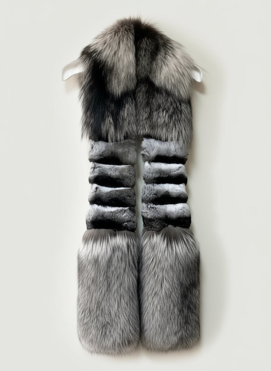 Custom Chinchilla Fur & Fox Fur Fling – Henig Furs